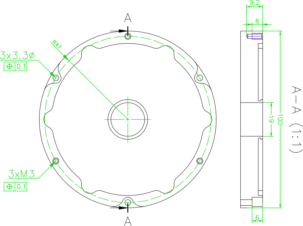 انکودر خازنی ZHA-100 | ابزاردقیق زاویه
